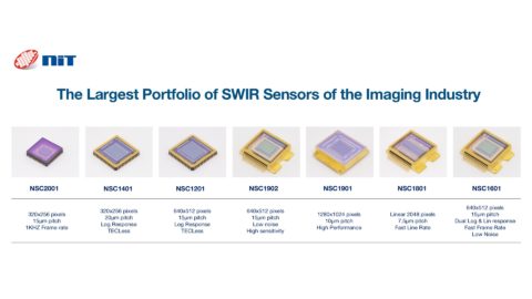NIT's largest SWIR Sensors portfolio - New Imaging Technologies
