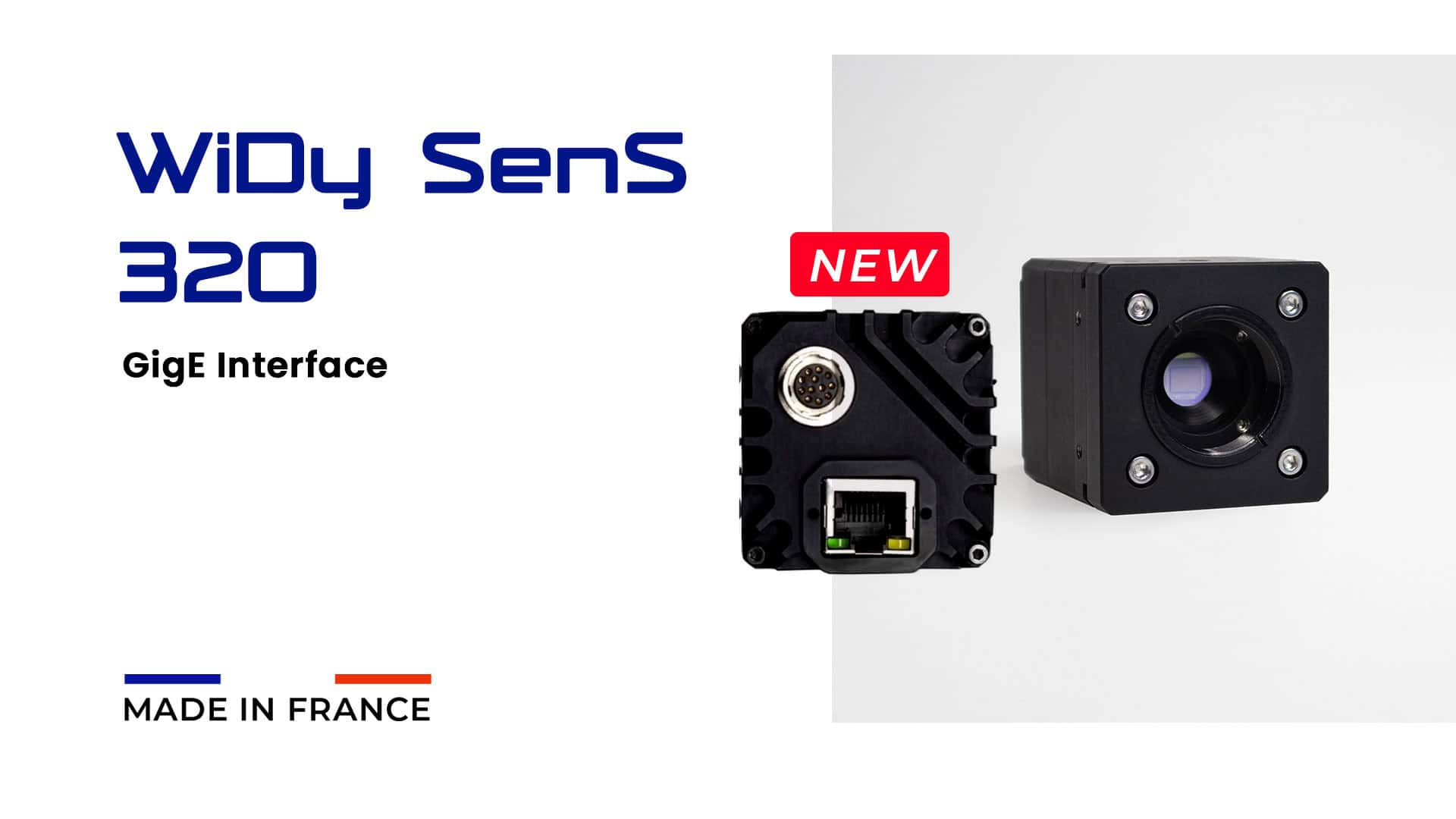 Now Available: WiDy SenS 320 SWIR Camera with GigE Interface